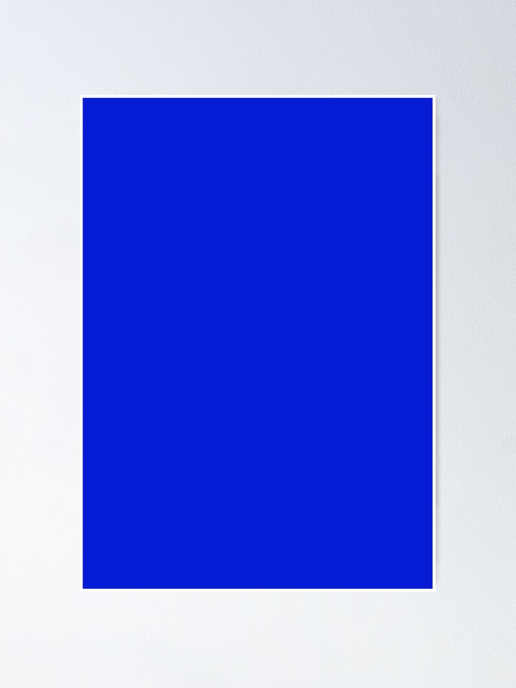 "Solid Deep Cobalt Blue " Poster for Sale by covenapparel | Redbubble