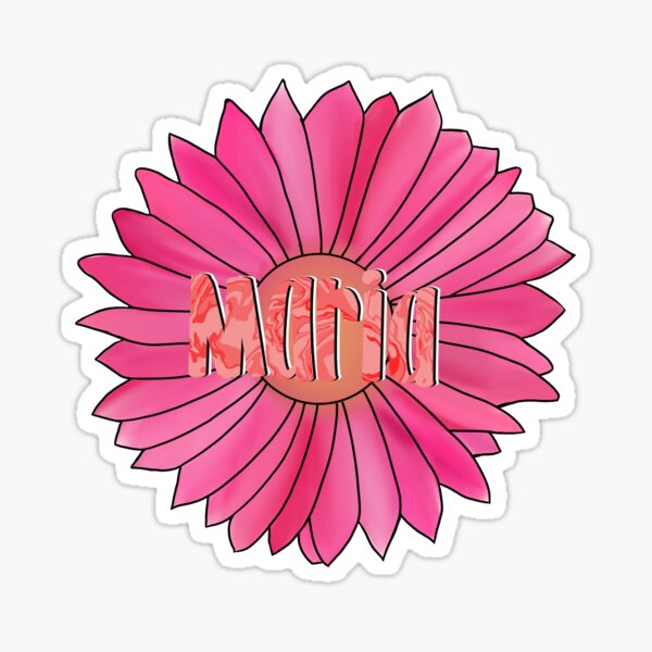 "Maria flower " Sticker by ArtbyAnkitha | Redbubble