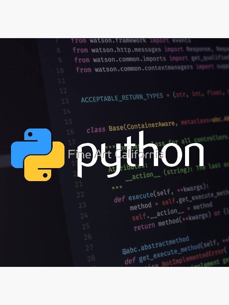 "python language" Poster for Sale by sourav1993 | Redbubble