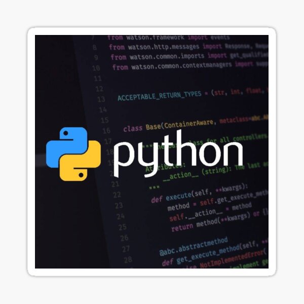 "python language" Sticker for Sale by sourav1993 | Redbubble