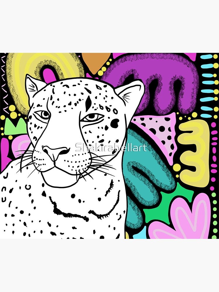 "Leopard Shapes " Poster for Sale by Shakirabellart | Redbubble