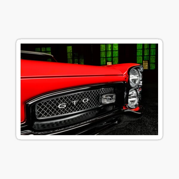 "1967 Pontiac GTO" Sticker for Sale by speednbeauty | Redbubble