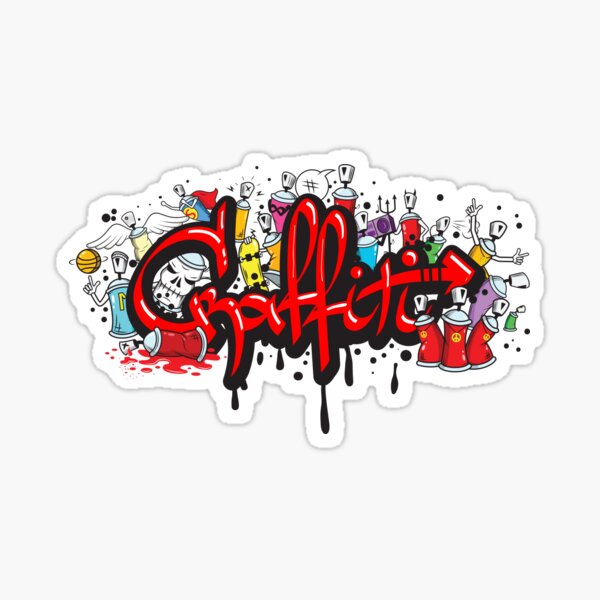 "Graffiti Art" Sticker by Darshi20 | Redbubble