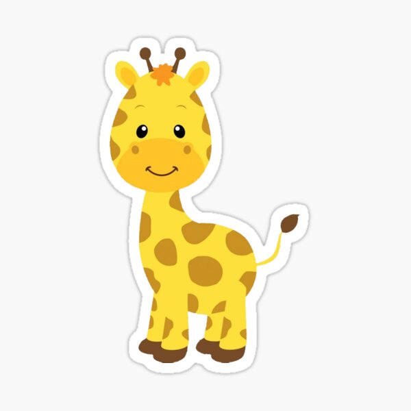 "Baby giraffe" Sticker for Sale by twigamaynk | Redbubble