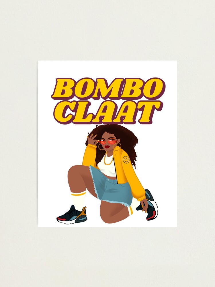 "bomboclaat funny jamaican tiktok twitter trending meme" Photographic ...