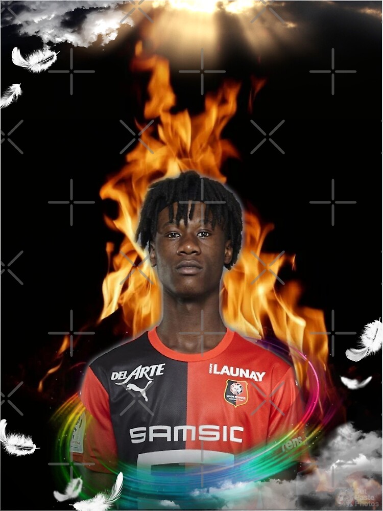 "Camavinga Stade Rennais" Sticker for Sale by kebu1200 | Redbubble