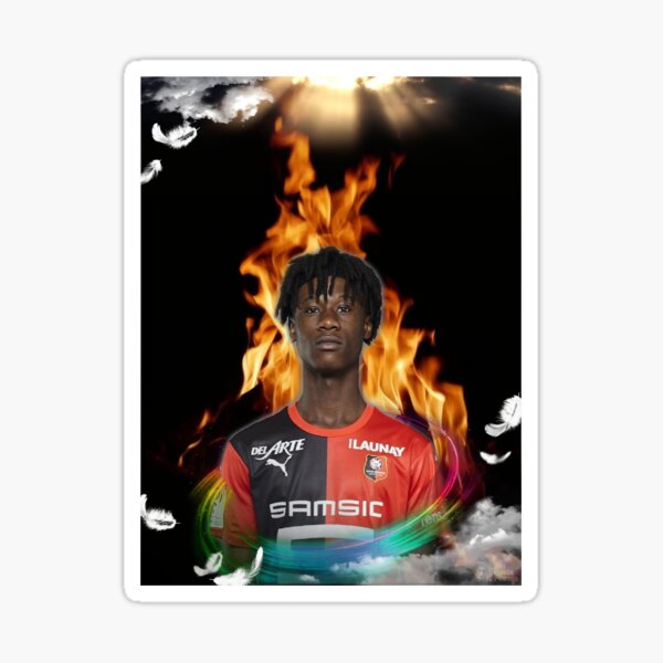 "Camavinga Stade Rennais" Sticker for Sale by kebu1200 | Redbubble