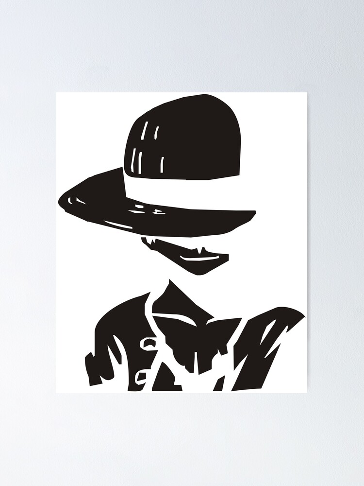 "shading luffy one piece" Poster for Sale by annas687 | Redbubble