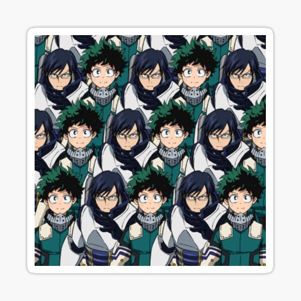 "Izuku Midoriya/Tenya Iida" Sticker for Sale by raybound420 | Redbubble