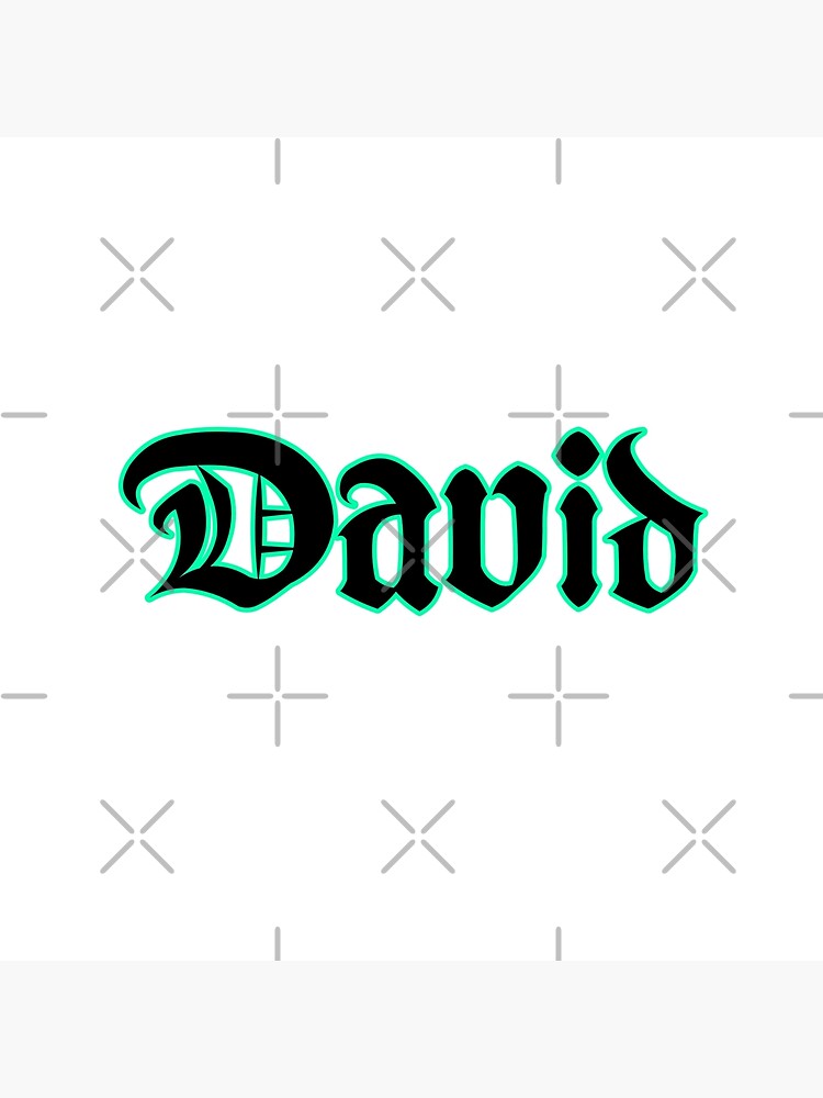 "David printable name" Poster for Sale by Tharn | Redbubble