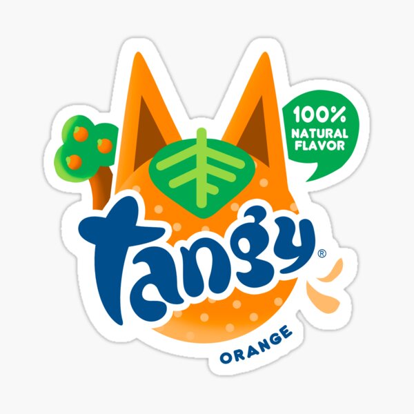 "Tangy" Sticker by Mushita | Redbubble