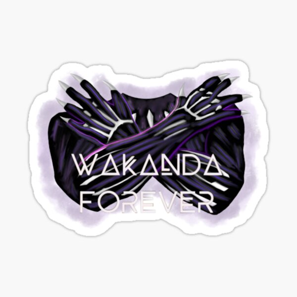 "wakanda forever – RIP Chadwick Boseman" Sticker for Sale by loki209 ...
