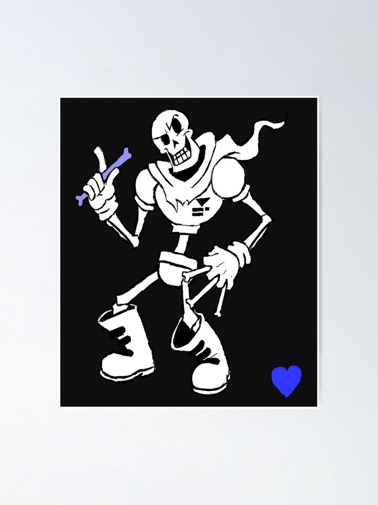 "Papyrus from undertale" Poster by chaseabob123123 | Redbubble