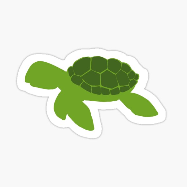 "Aesthetic turtle sticker" Sticker by Rexers | Redbubble