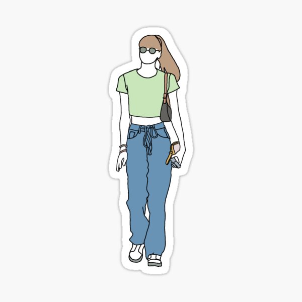 "BLACKPINK Lisa Fashion" Sticker by bhellers | Redbubble