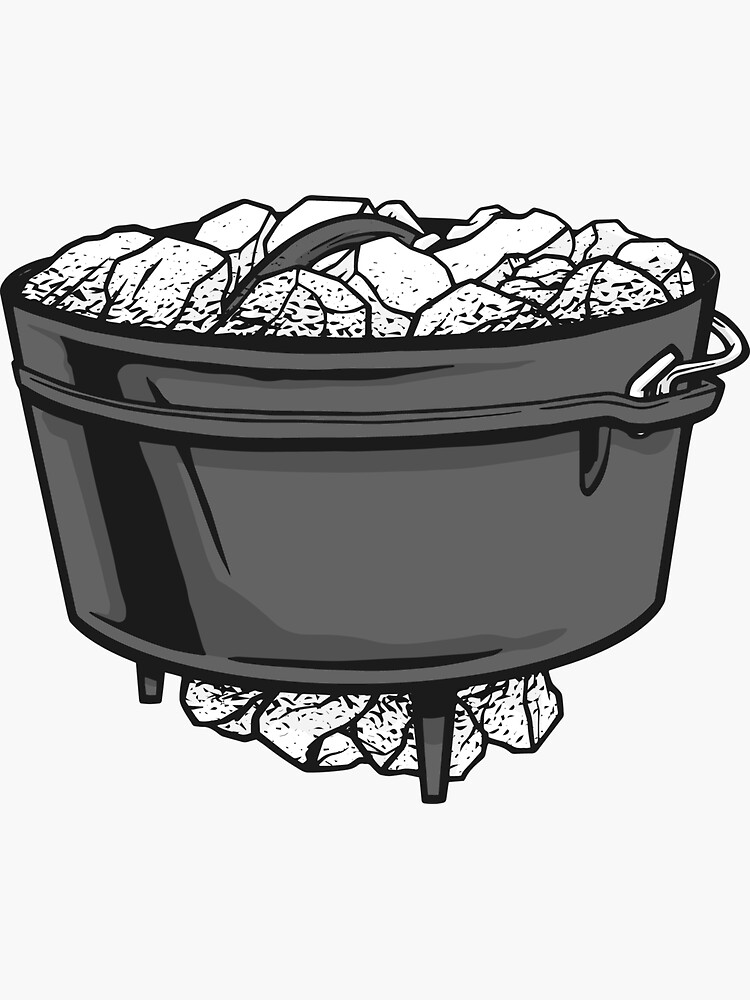 "Dutch oven" Sticker by Jannisdesign | Redbubble
