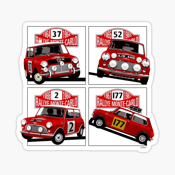 Monte Carlo Rally Stickers | Redbubble