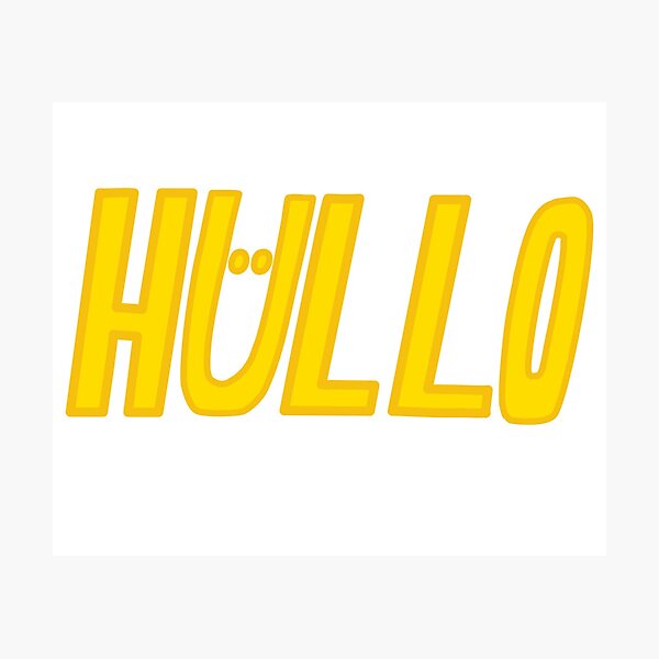 Hullo Gifts & Merchandise | Redbubble