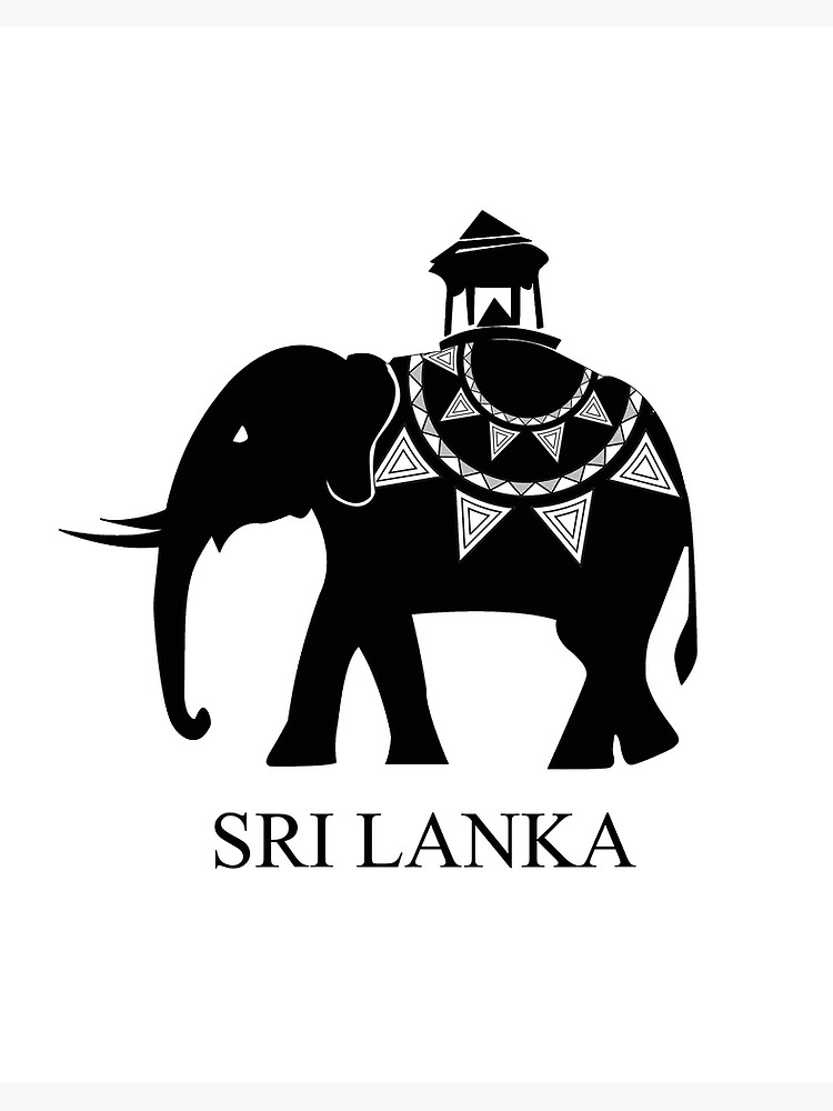 "Sri lankan elephant. Kandy perahara elephant" Art Board Print for Sale ...