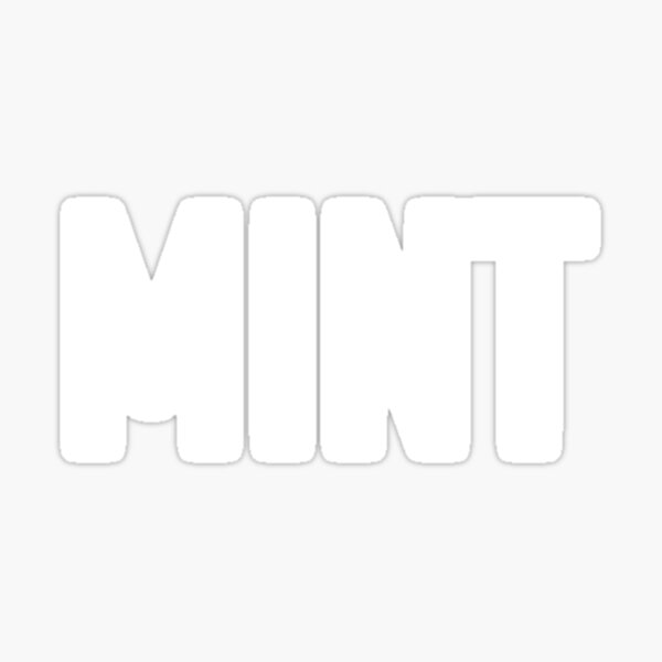 "Mint" Sticker by GeordieDesignCo | Redbubble