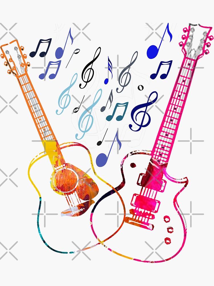 "Music Forever" Sticker for Sale by djou22 | Redbubble