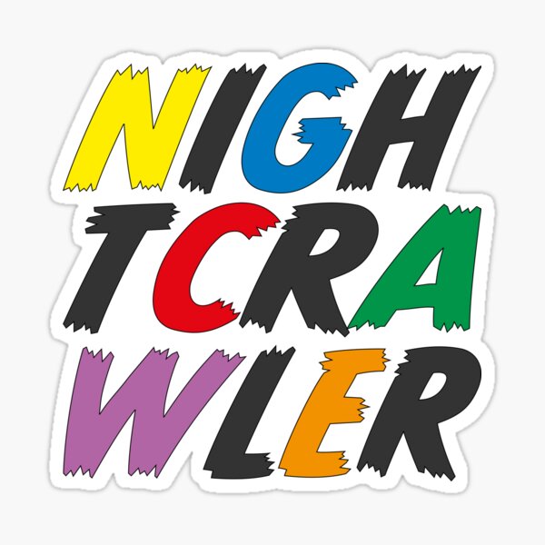 "Nightcrawler" Sticker by Bees-Honey-Gift | Redbubble