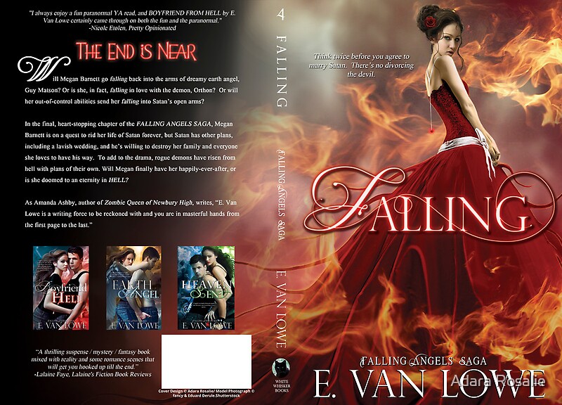 "Falling Book Cover Jacket Design" by Adara Rosalie | Redbubble