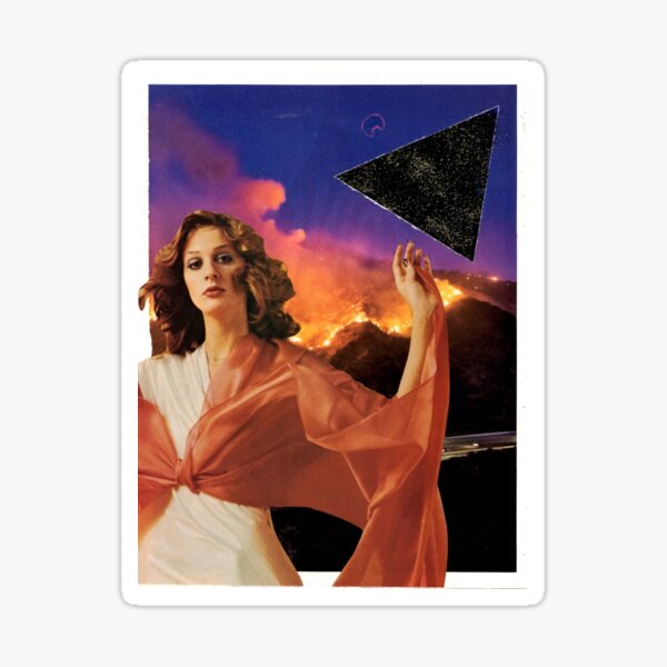 "Fire Dance" Sticker for Sale by maxcollagesetc | Redbubble