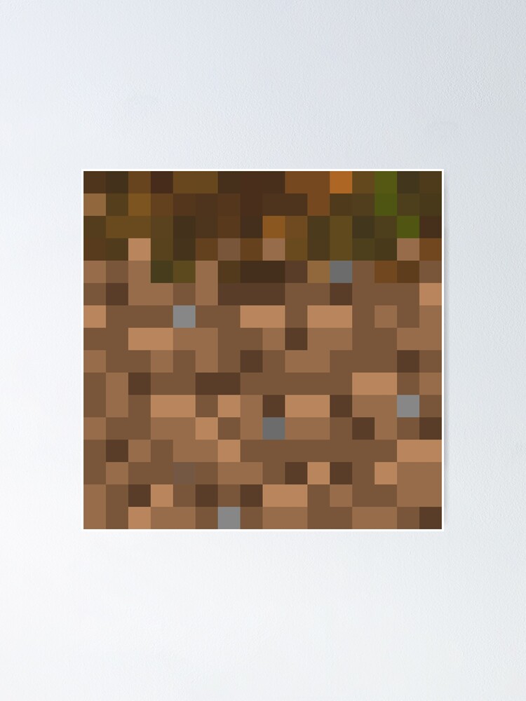 "Minecraft Podzol" Poster by Opptitronica | Redbubble