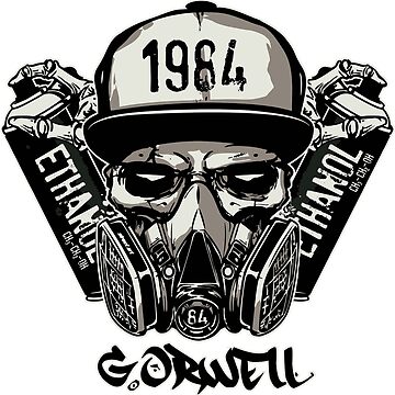 "George Orwell 1984" Sticker for Sale by blegor | Redbubble