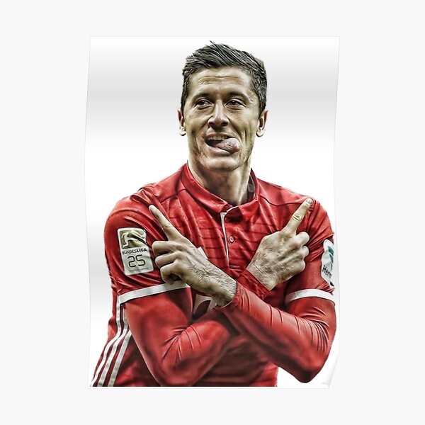 "lewandowski draw" Poster by Amazingstock | Redbubble