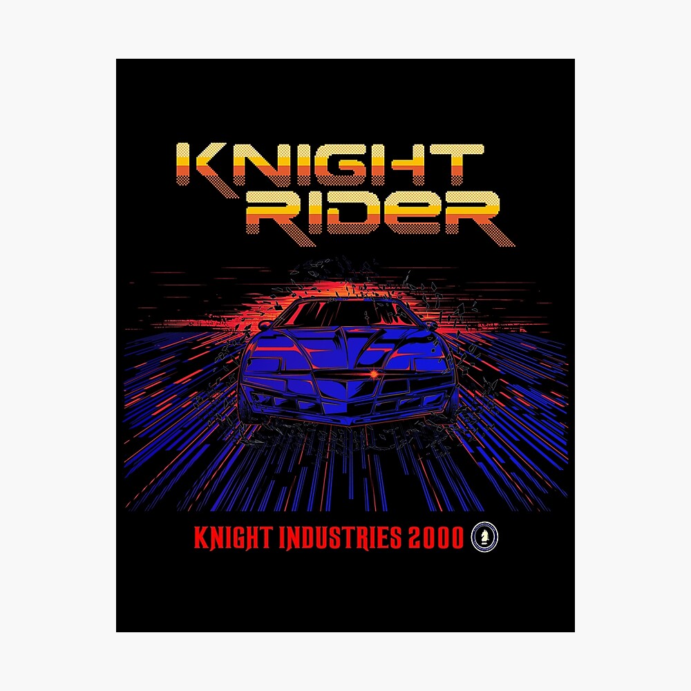 Music & Movie Posters Prints Knight Rider Poster TV Art Print Framing ...
