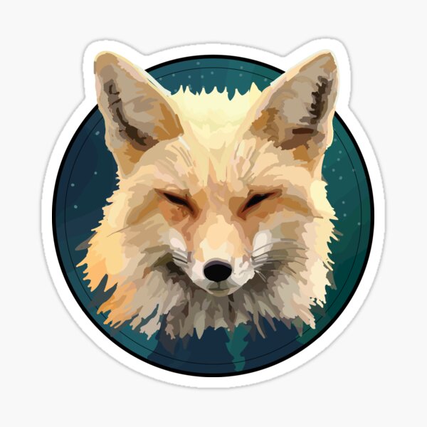 Paper Smiley Fox Two Cuddly Foxes Mix Pack of Stickers Set one Fox ...