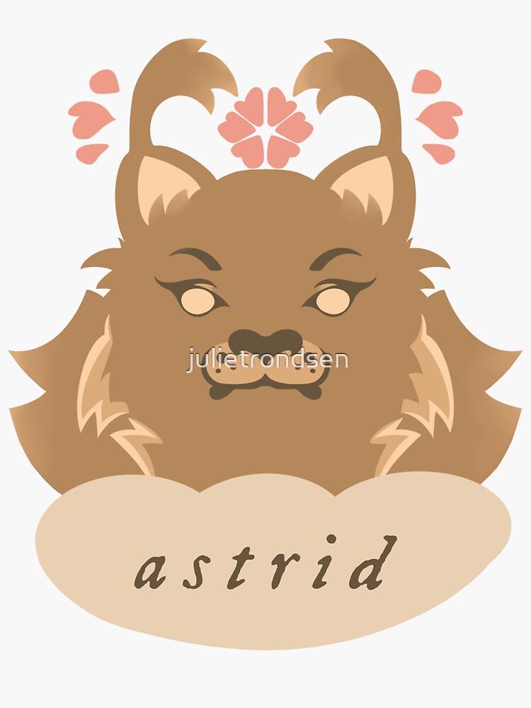 "Spiritfarer - Astrid" Sticker for Sale by julietrondsen | Redbubble
