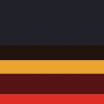 "District Line Moquette Colours Retro Stripe Band" Sticker for Sale by ...