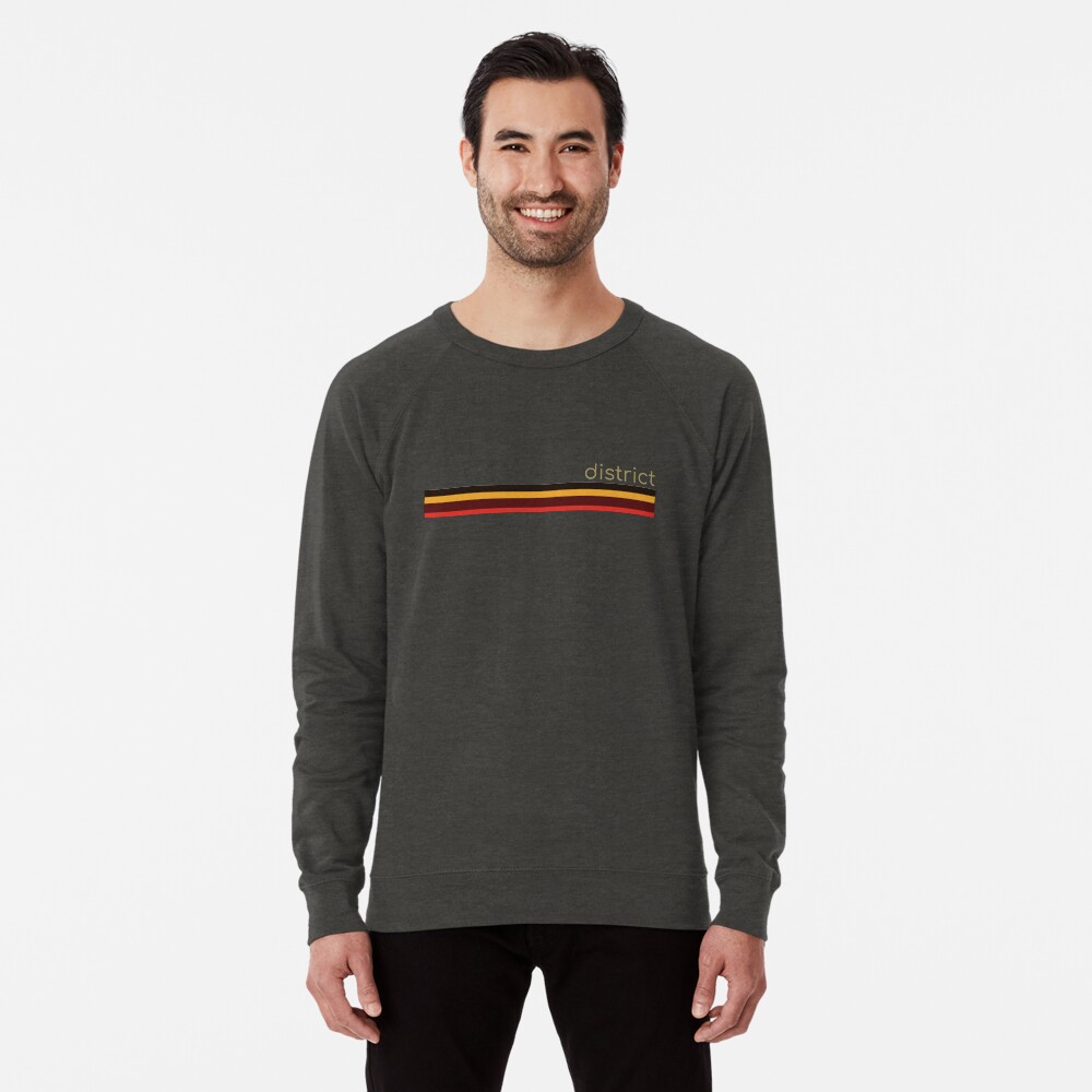 "District Line Moquette Colours Retro Stripe Band" Sticker for Sale by ...