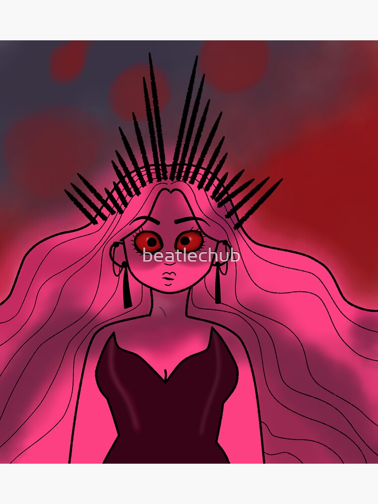 "dread queen persephone" Sticker for Sale by beatlechub | Redbubble