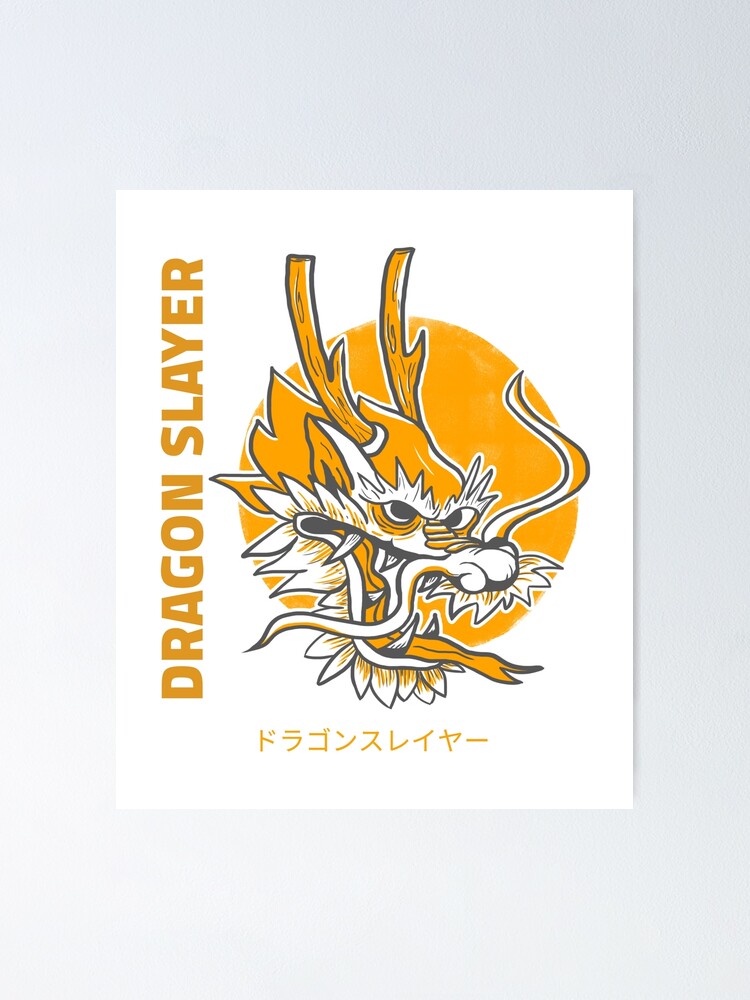 "Dragon Slayer, Head of the beast" Poster by JordaoAbreu | Redbubble