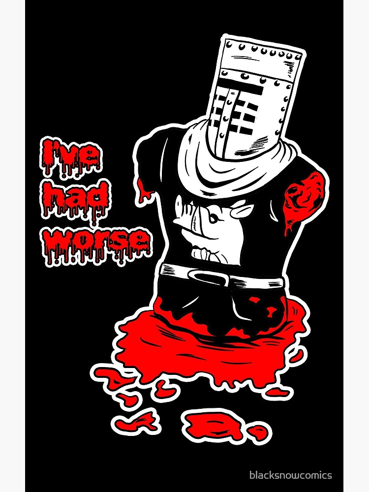 "Monty Python Black Knight" Photographic Print for Sale by ...