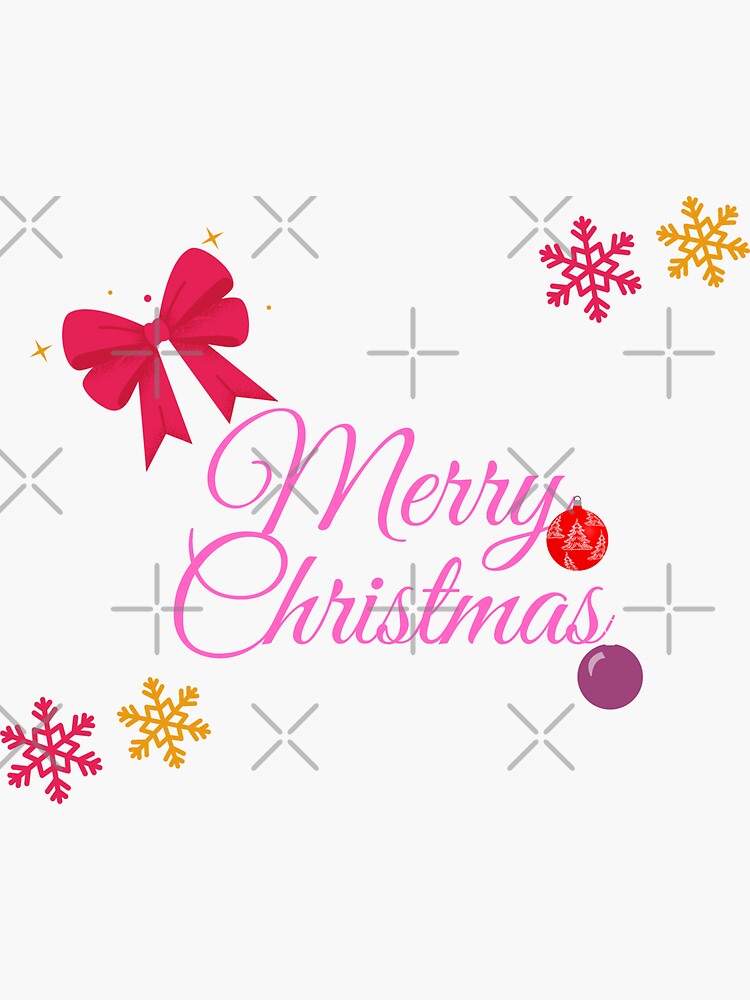 "Merry Christmas To All" Sticker for Sale by Dankio | Redbubble