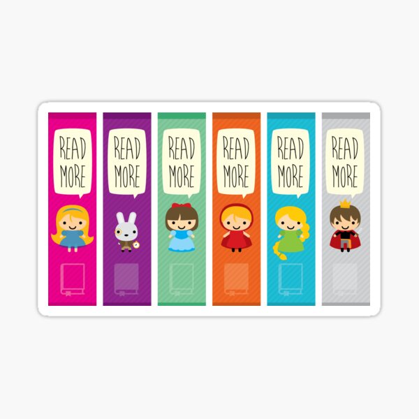 "Read More Library Masks" Sticker for Sale by Mexikawaii | Redbubble