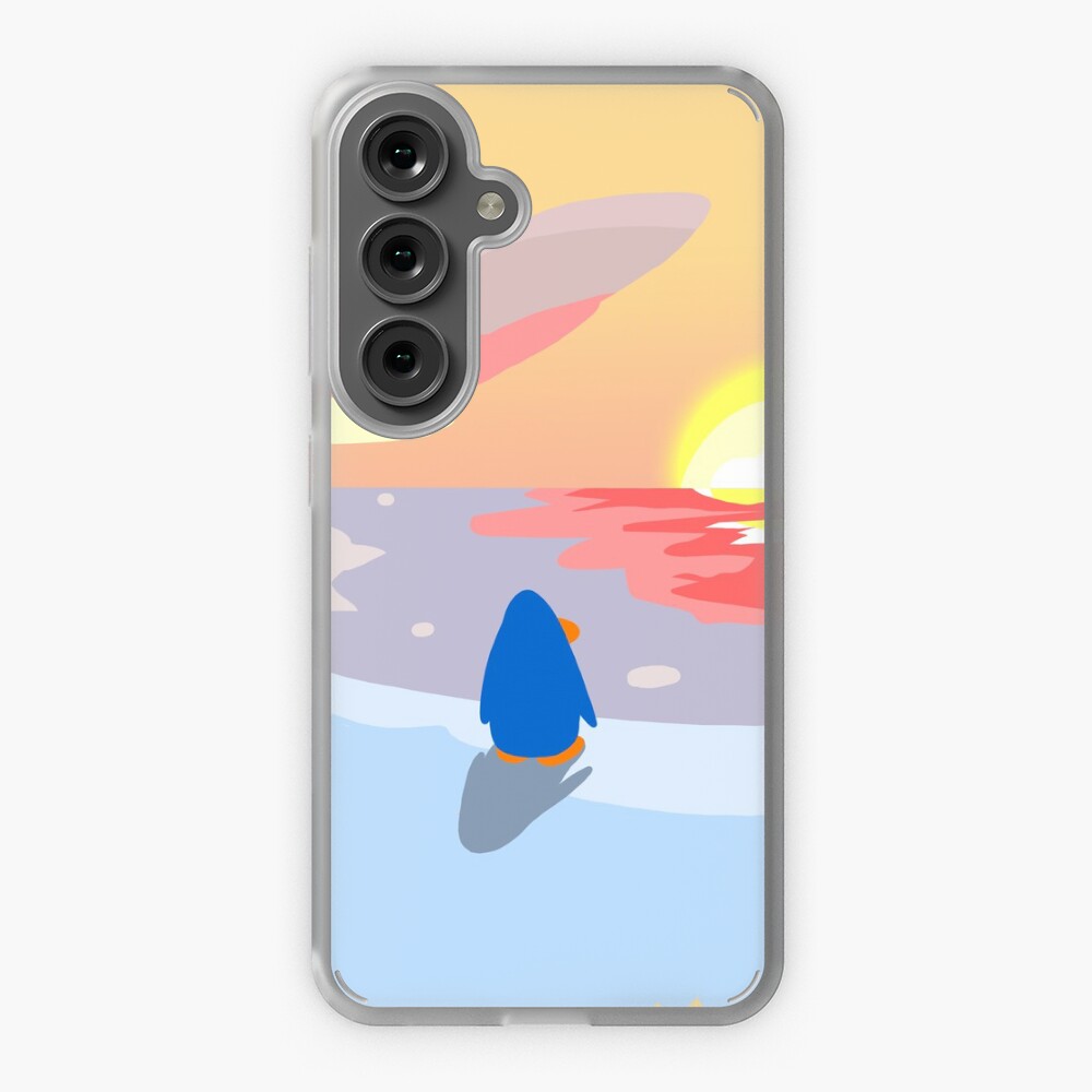 "Club Penguin - Sunset Painting" Art Board Print by Wydrop | Redbubble