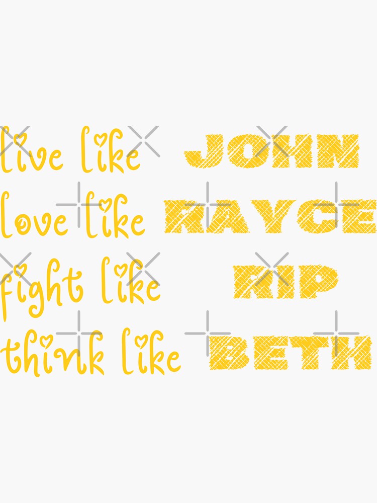 "Yellowstone Live like John Flight like RIP Beth Dutton Beth Dutton ...