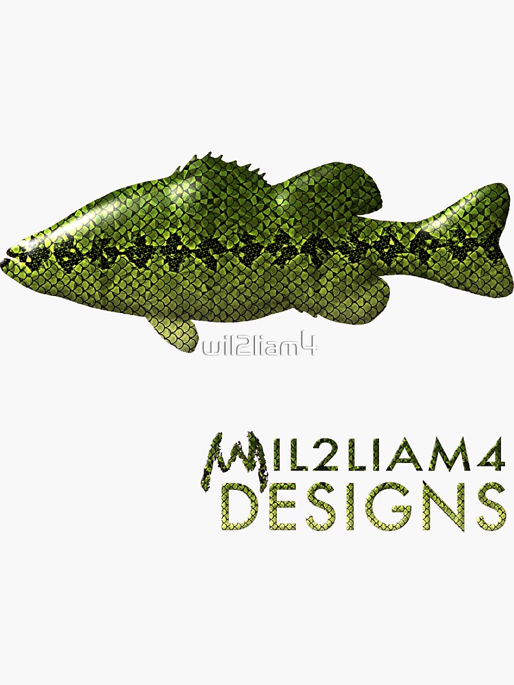 "Bass skin" Sticker for Sale by wil2liam4 | Redbubble