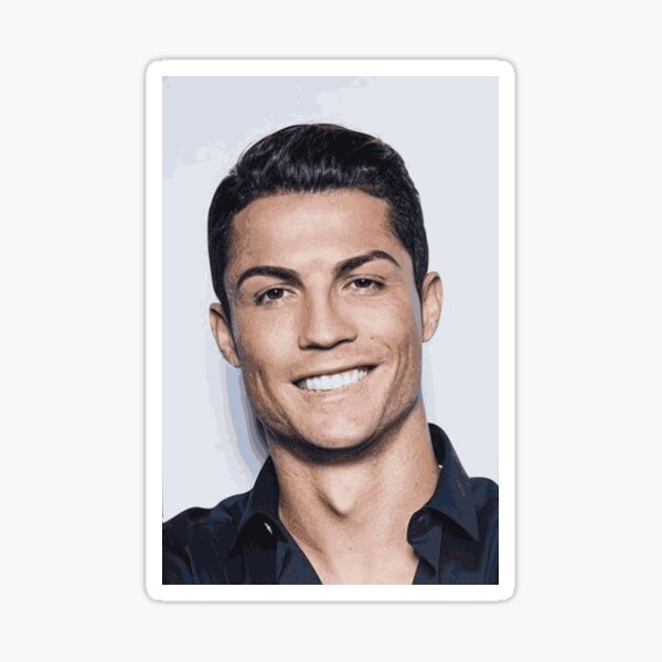 "Cristiano Ronaldo Face" Sticker for Sale by Iscapus | Redbubble