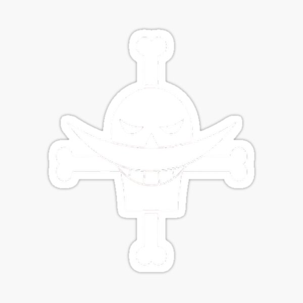 Jolly Roger Whitebeard Stickers | Redbubble