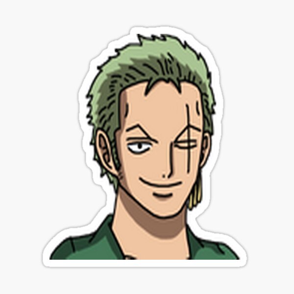 "Zoro Fanart" Sticker by RaphUniverse | Redbubble