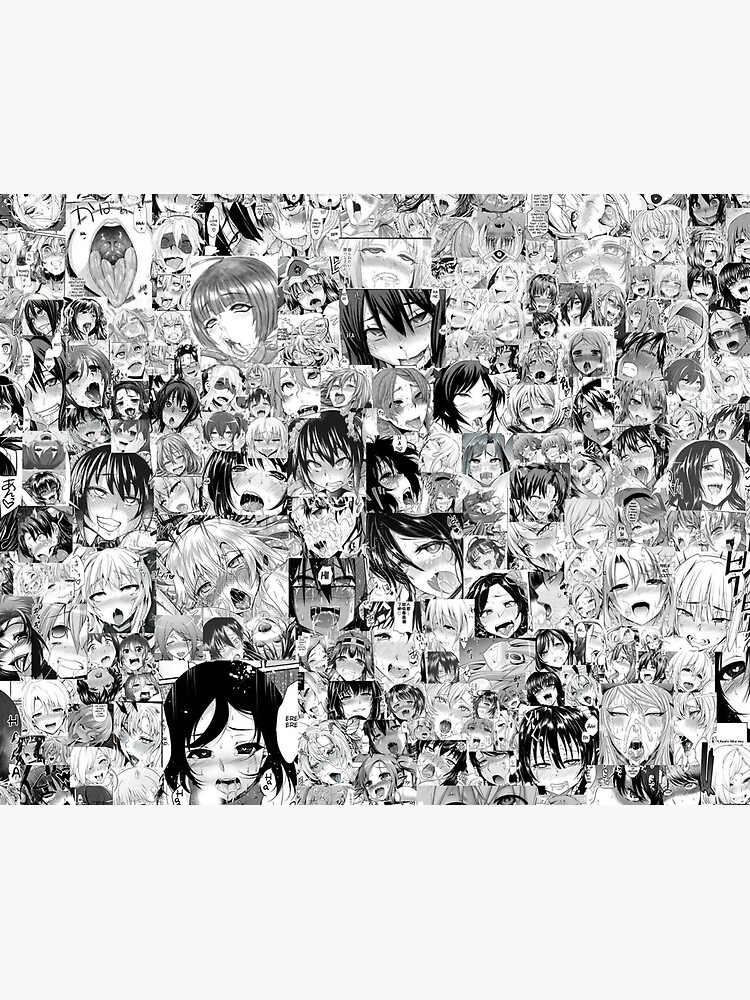 Hentai Collage Poster For Sale By Littlekawaiico Redbubble
