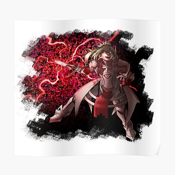 "Fate Series: Mordred" Poster for Sale by Brendrian | Redbubble
