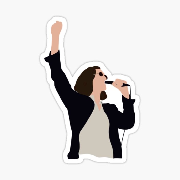 "Hozier" Sticker by mikmae | Redbubble